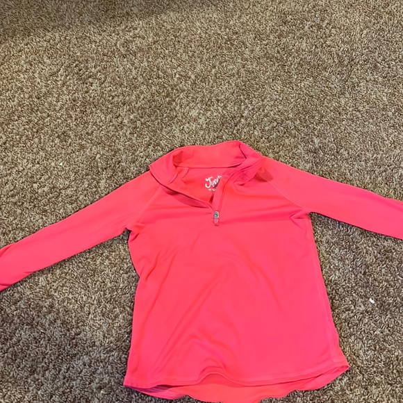 Justice | Jackets & Coats | Neon Pink Justice Half Zip Jacket | Poshmark